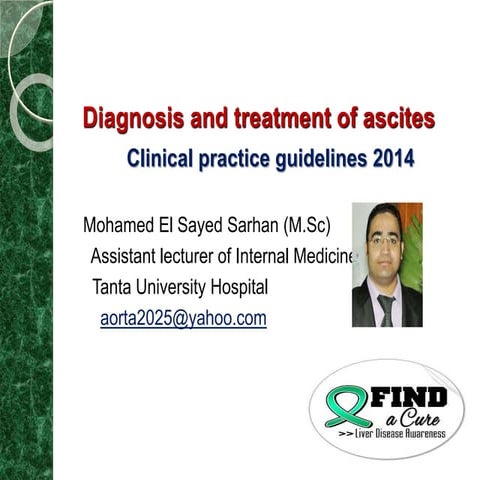 Ascites mohamed sarhan | PPT