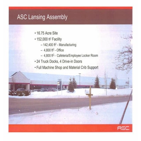 ASC lansing assembly plant | PPT