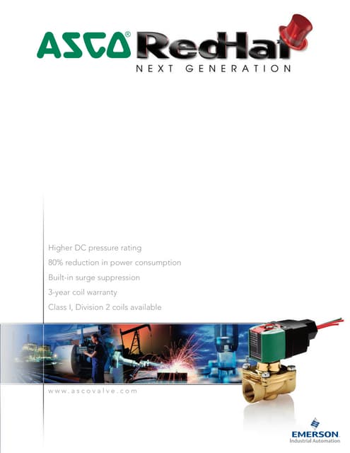 ASCO ATEX Solenoid Valves - 327 Series - Spec Sheet | PDF