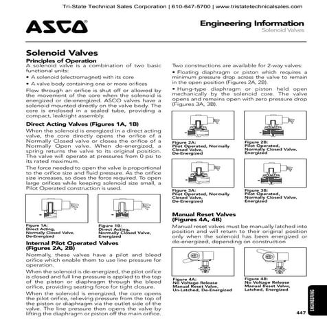 ASCO Solenoid Valve Engineering Reference Guide | PDF
