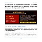 Teclistamab, a soon-to-be-approved bispecific antibody, demonstrates ...