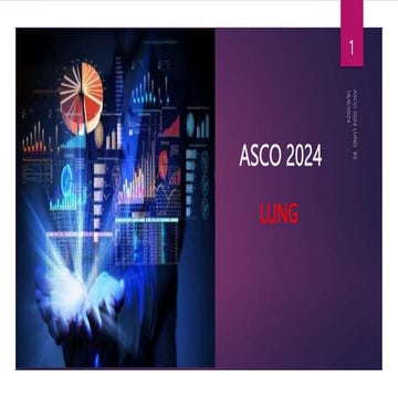 ASCO 2024 oncology presentation updates in lung cancer | PPTX