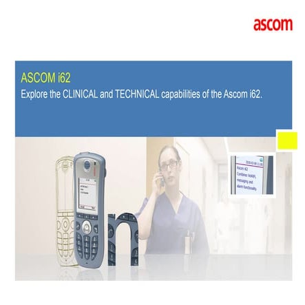 Ascom I62 Hospital Segment Presentation | PPT