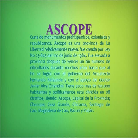 Ascope | PPTX