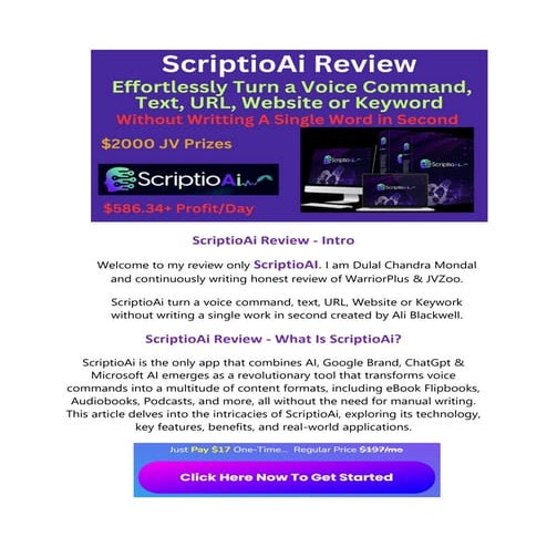 A Scriptio AI Review | PDF