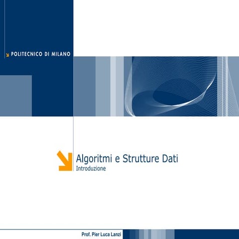 Asd 01 Algoritmi E Strutture Dati | PDF | Programming Languages | Computing