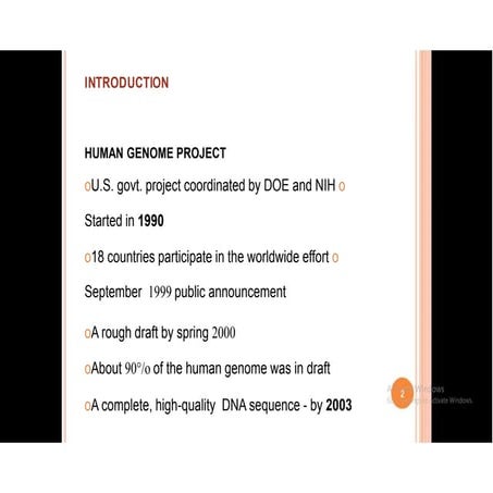 Human genome project | PPTX