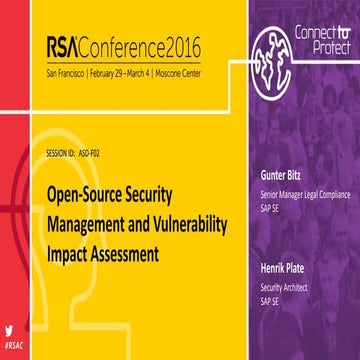 Open Source Security Management And Vulnerability Impact Assessment