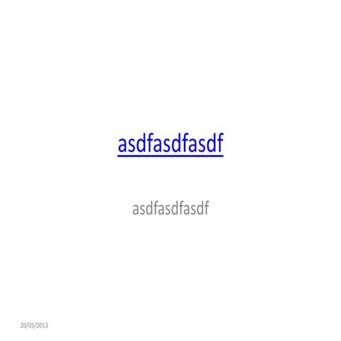 Asdfasdfasdf | PPT