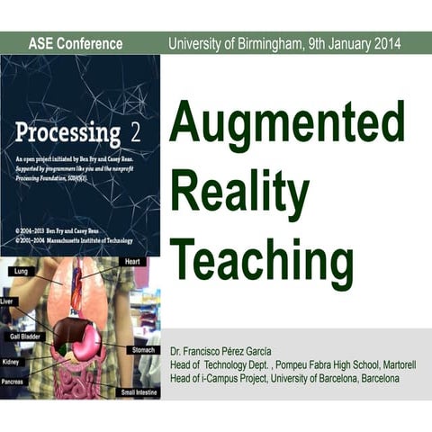 ASE 2014 Augmented Reality Teaching | PPTX | Computer Software and ...