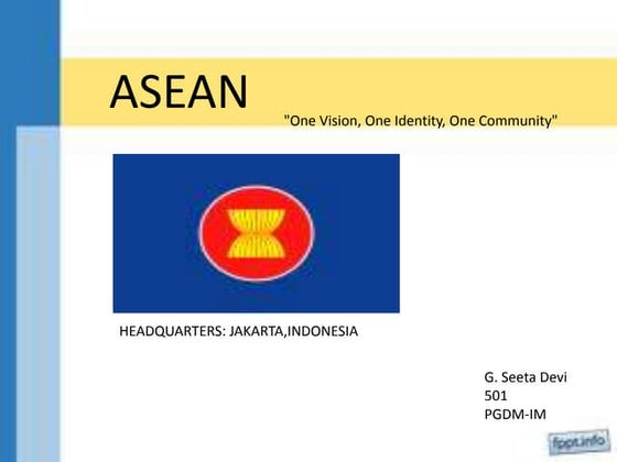 The Asean Structure | PPTX