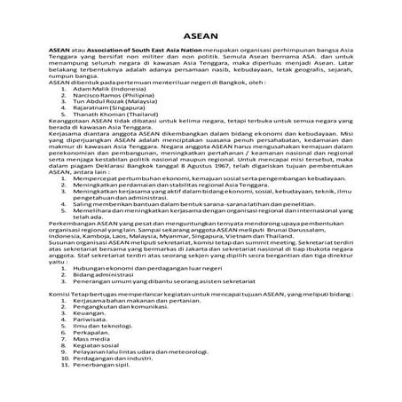 Asean | PDF