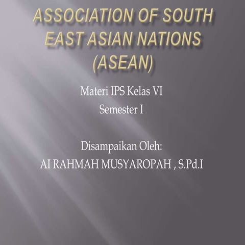 Asean | PPT