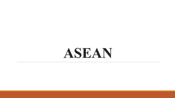 ASEAN timeline | PDF
