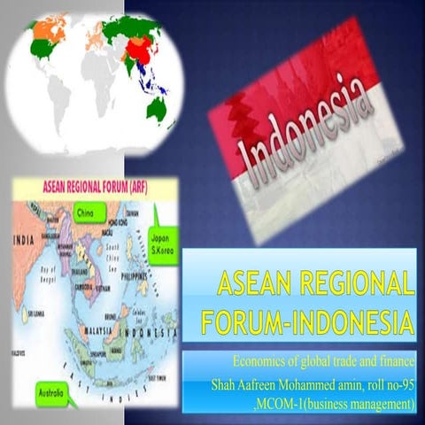 Asean indonesia | PPTX