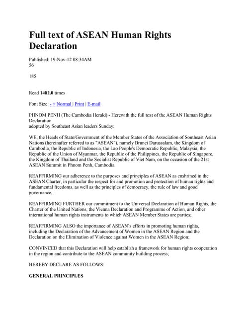 Universal declaration of human rights | PDF