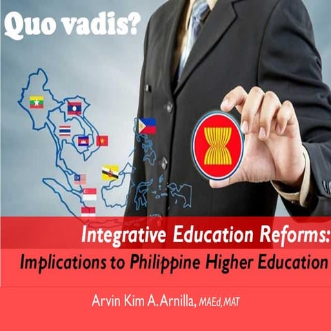 Integrative Education Reforms and Implications to Philippine Higher ...