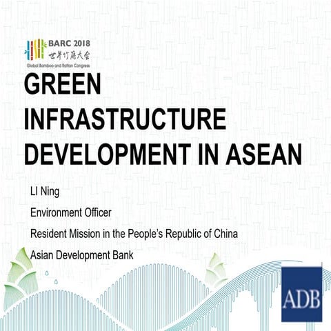 ASEAN_Li Ning_Green Infrastructure Development in ASEAN | PDF ...