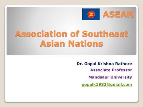 The Asean Structure | PPTX
