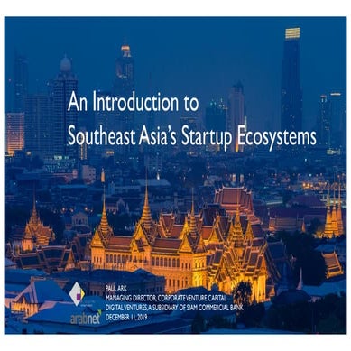 An Introduction to Southeast Asia’s Startup Ecosystems | PDF