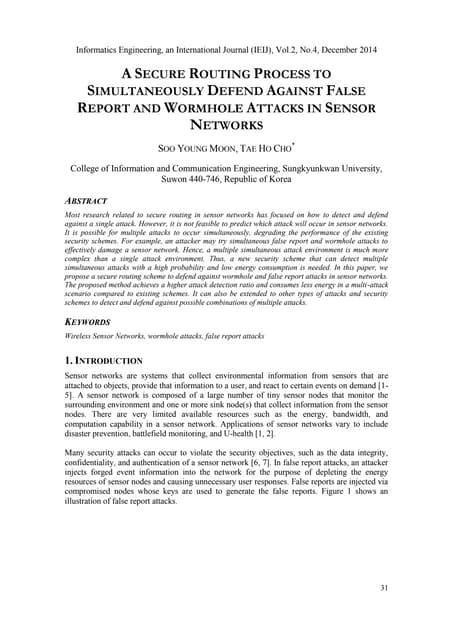 Sip Flooding Attack Detection Using Hybrid Detection Algorithm Pdf