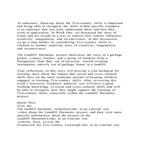 As educators, knowing about the 21st-century skills is important | DOCX ...