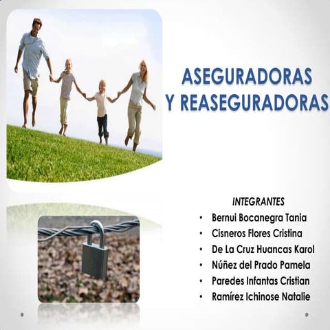 Aseguradoras y reaseguradoras | PPTX