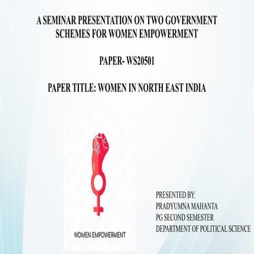A SEMINAR PRESENTATION ON TWO GOVERNMENT SCHEMES FOR.pptx