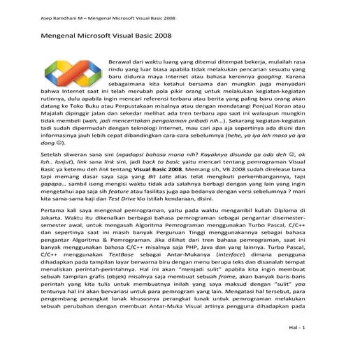 MAKALAH VISUAL STUDIO 2010.docx