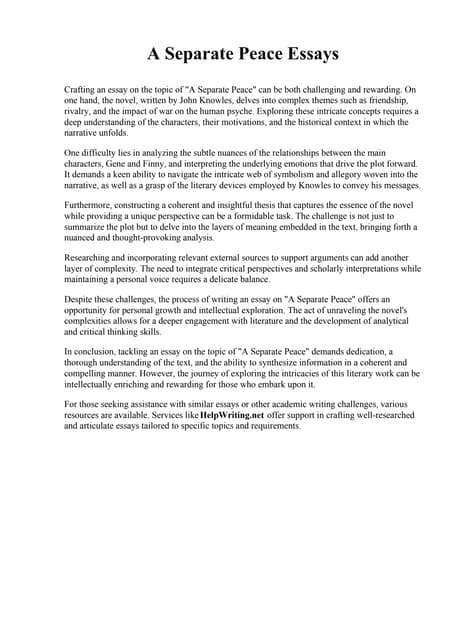 Private Peaceful Essay.pdf