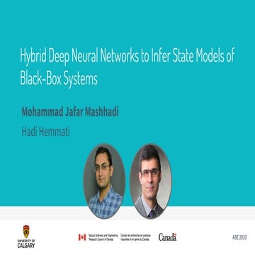 Hybrid Deep Neural Networks To Infer State Models Of Black Box Systems