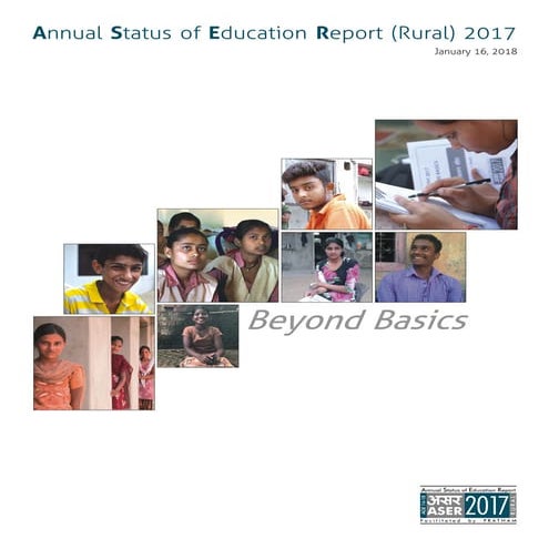 Annual Status of Education Report of 2017 (Rural): Beyond Basics | PDF