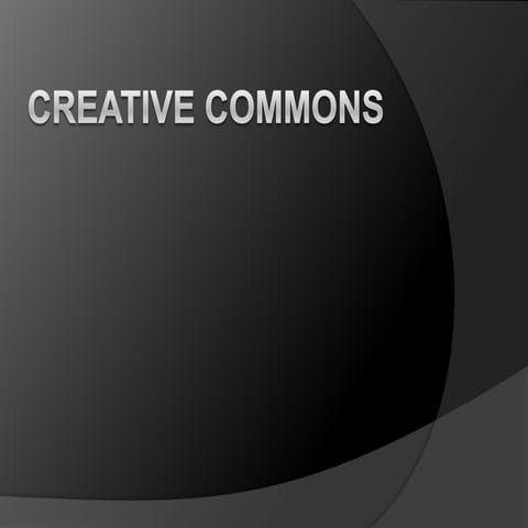 Licencias Creative Commons | PPT