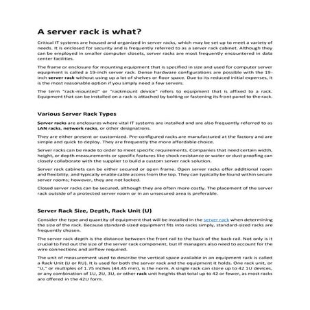 A server rack is what 9.pdf