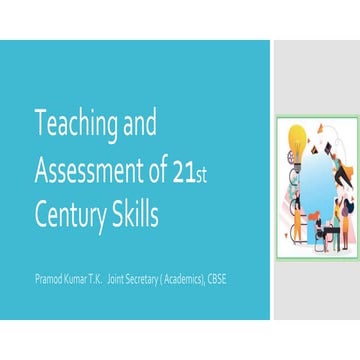 Asessment and teaching in 21st century Skills | PPT