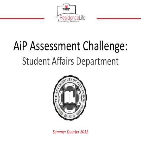 Culinary Arts Assessment Challenge | PPTX