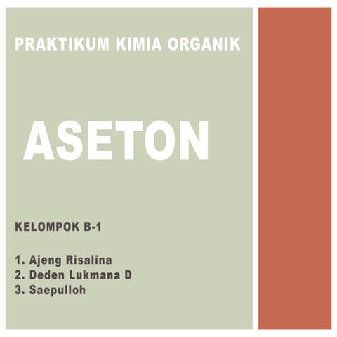Aseton ( b 1) | PPTX