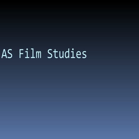 Approaches To Film Study Course Curriculum | PDF