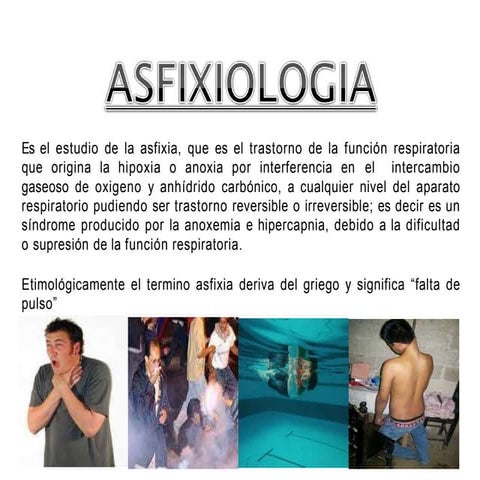 Asfixia | PPTX