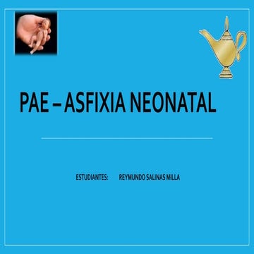 Asfixia neonatal exp | PPTX
