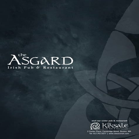 The Asgard Menu | PDF