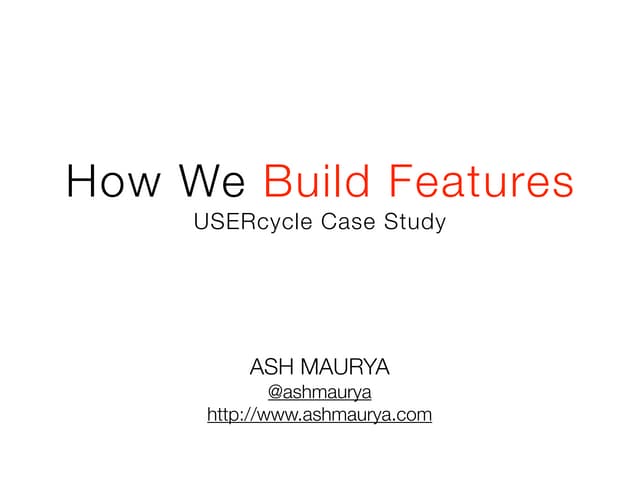 Ash Maurya, Author and creator of lean canvas at Leanstack