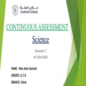 CONTINUOUS ASSESSMENTCONTINUOUS ASSESSMENTCONTINUOUS ASSESSMENT | PPTX