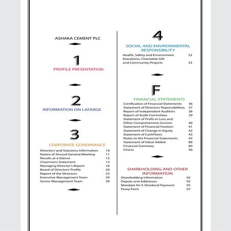 Ashaka Cement Annual Report 2012 | PDF