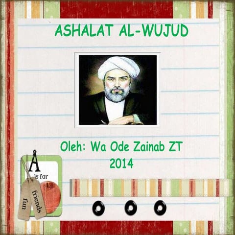 Ashalat al wujud-inab | PPTX