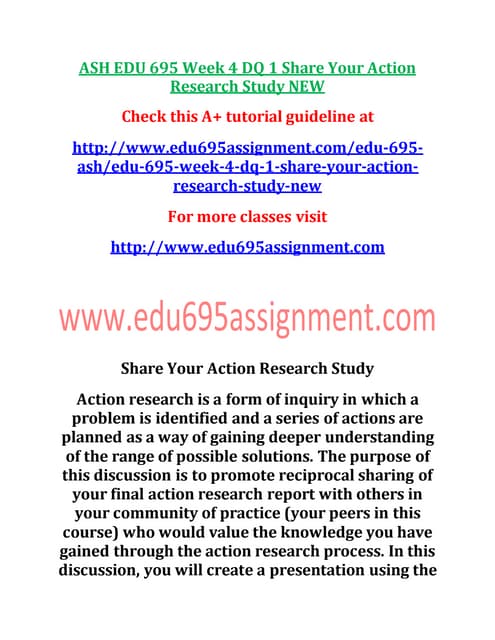 Action Research Dissertation Presentation | PPTX