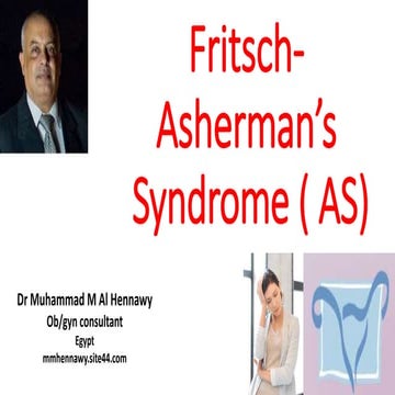 Asherman syndrome | PPTX