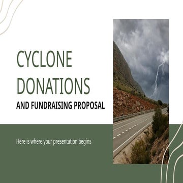 ash green THEMEN PPT WITH CYCLONE DONATIOANS ASN DUNDARTIONPROSAL | PPT