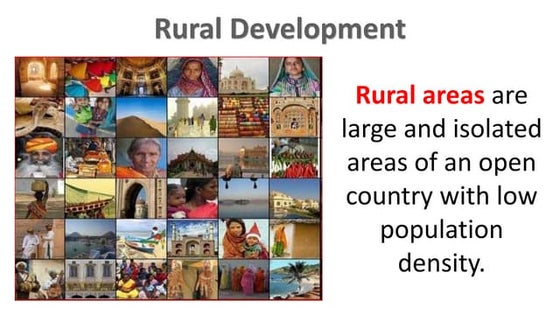 Rural Development Meaning, definition and concepts | PPTX | Debated ...