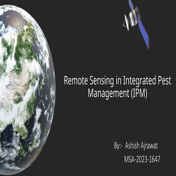 Remote Sensing in Integrated Pest Management.pptx